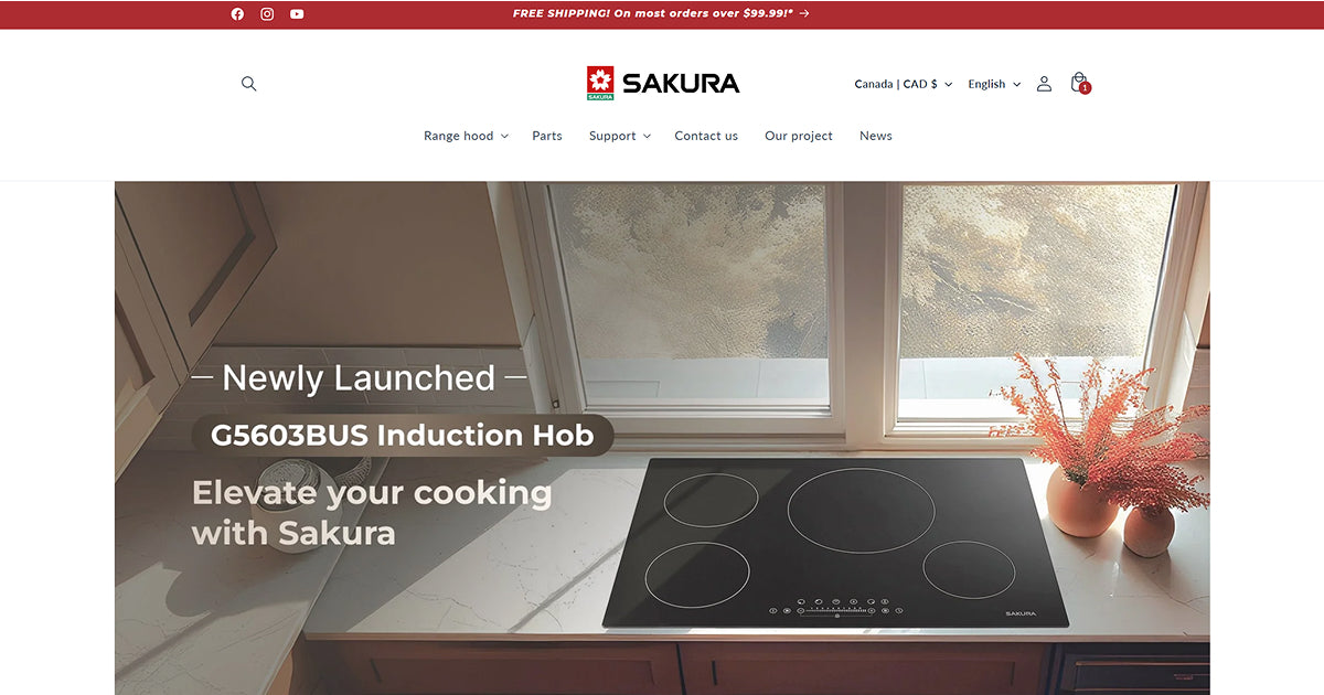Sakura Products Co. | High-Suction Range Hoods for Your Kitchen