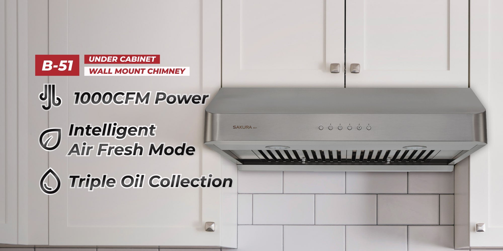 Sakura Products Co. | High-Suction Range Hoods for Your Kitchen